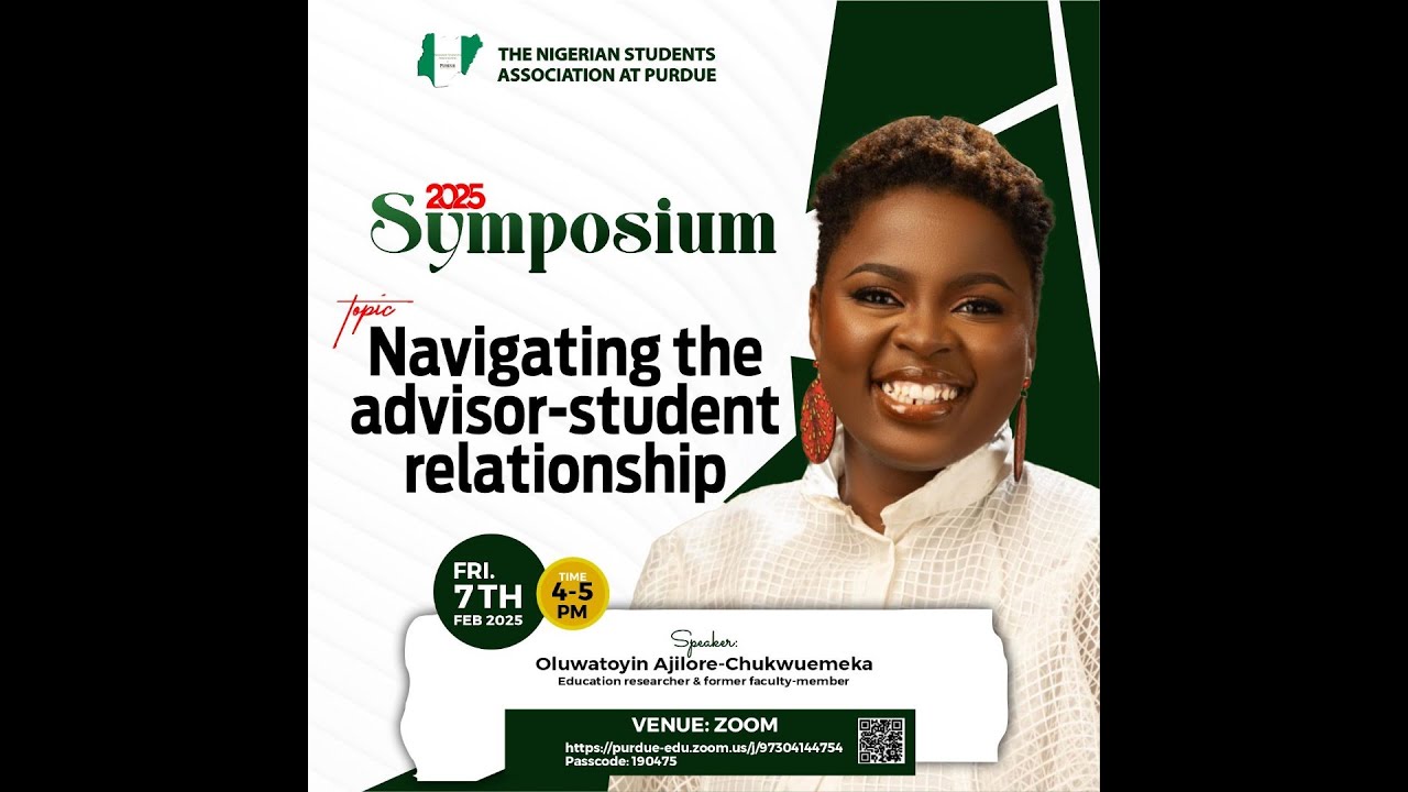 Navigating Advisor - Student Relationship (Session at Purdue University ...