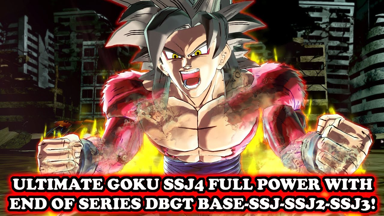 NEW FREE Ultimate Goku SSJ4 Full Power [END OF SERIES with Kid Goku ...
