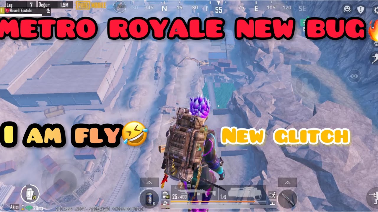 METRO ROYALE NEW BUG🔥/NEW REDZONE SKY GLITCH😯/REDZONE GLITCH/SKY BUG/CHAPTER 16 #glitch #bug ...