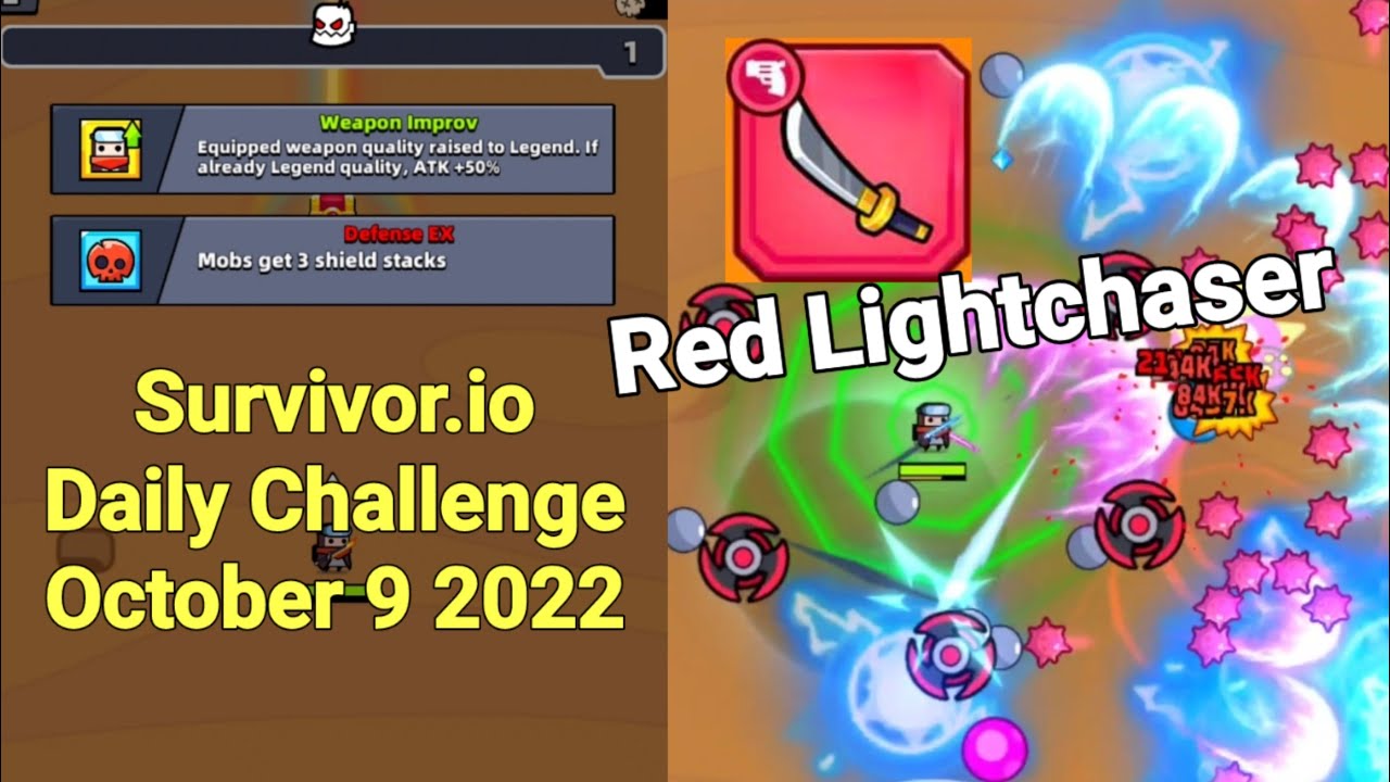 Survivor.io Red Lightchaser Preview - YouTube