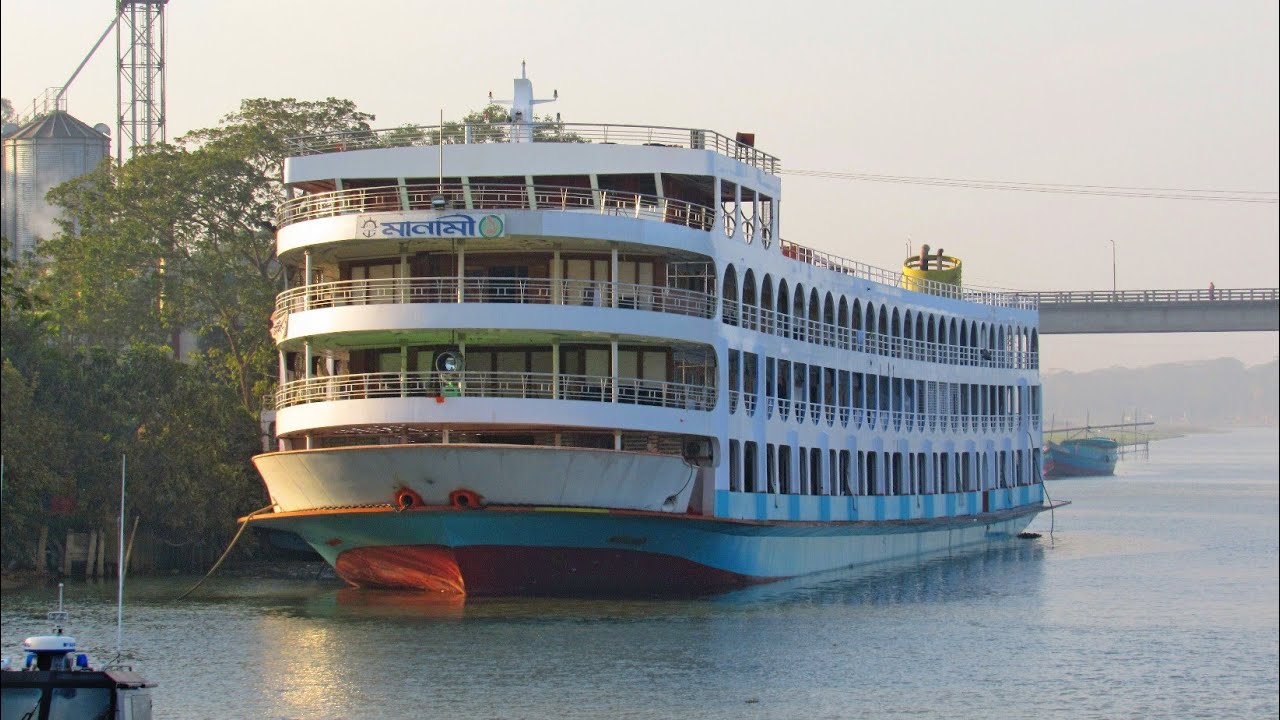 বরিশাল রুটের জন্যে প্রস্তুত হচ্ছে বিলাশবহুল এম ভি মানামী | Mv Manami ...