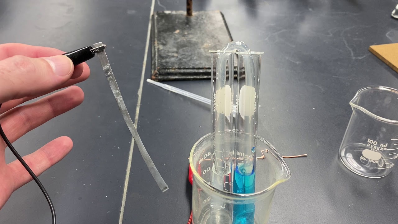 Voltaic cells laboratory - YouTube
