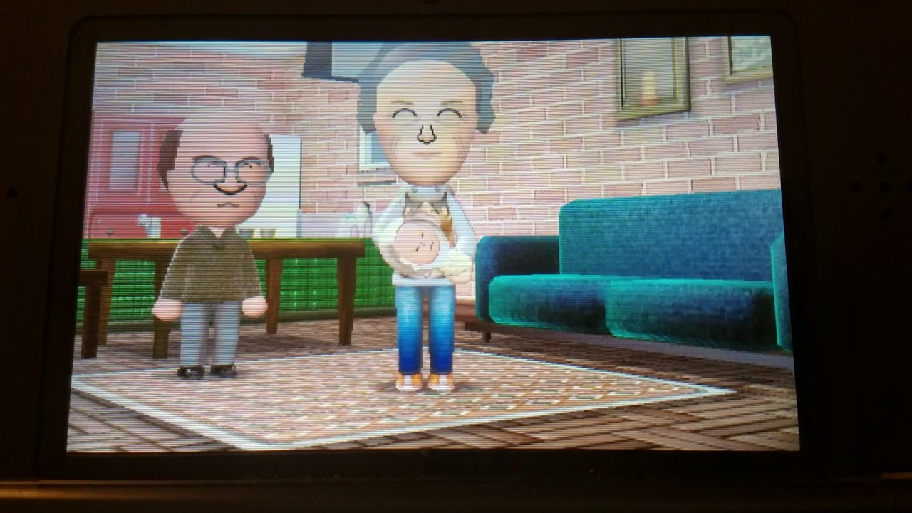 Tomodachi Life - Mii Home - New Baby name Morgan - YouTube