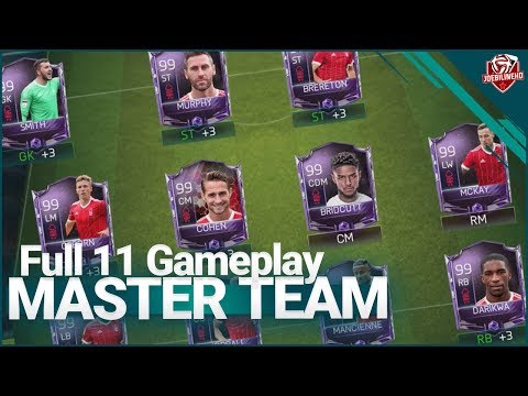 FIFA MOBILE 18 S2 FULL PURPLE MASTER TEAM | SEASON 2 99 MASTER SQUAD BUILDER GAMEPLAY