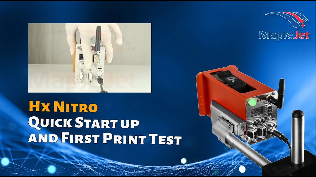 Maplejet Hx Nitro Quick Start Up Video - YouTube