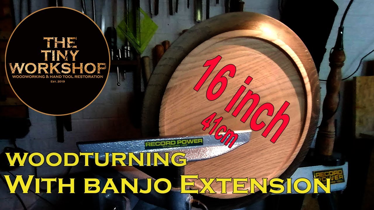 Woodturning - 16 inch plate made with banjo extension - Coronet Herald ...