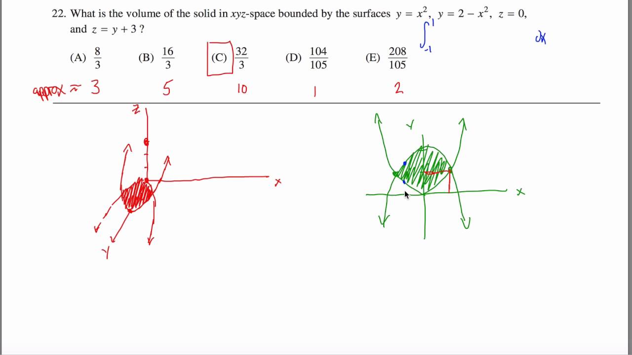 Math Subject GRE Practice #22 GR1268 - YouTube