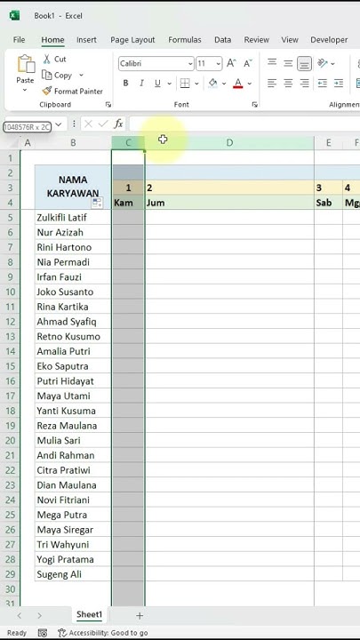Absensi Otomatis Di Excel Bantu Like And Subscribe Ya Belajarexcel Exceltips Tutorialexcel