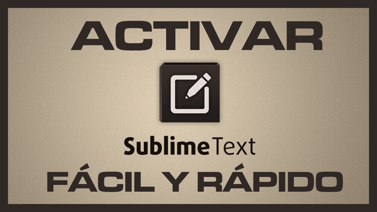 Muestra El Otro Día Hecho De Activar Sublime Text 3 Seguir Ropa Alta