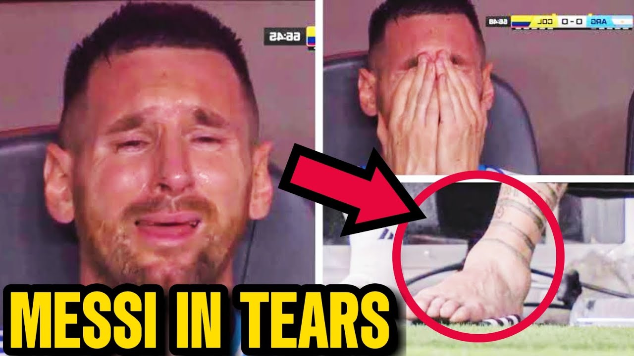 Lionel Messi in tears as Copa America final cut short with badly ...