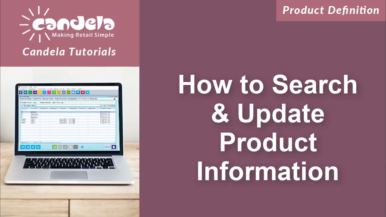 Retail Software: How to Search and Update Product Information - YouTube
