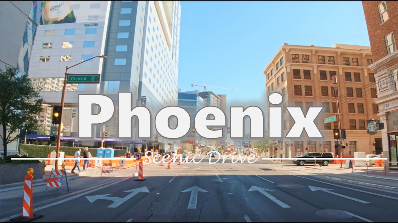 Driving from Tempe to Downtown Phoenix, Arizona - 4K - YouTube