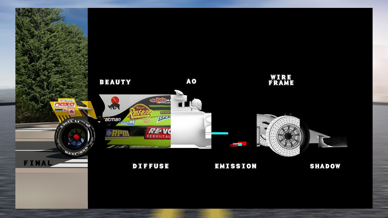 Rhino Thunder Formula 1 Race Car | CGI Shot | C.HariHaran - YouTube