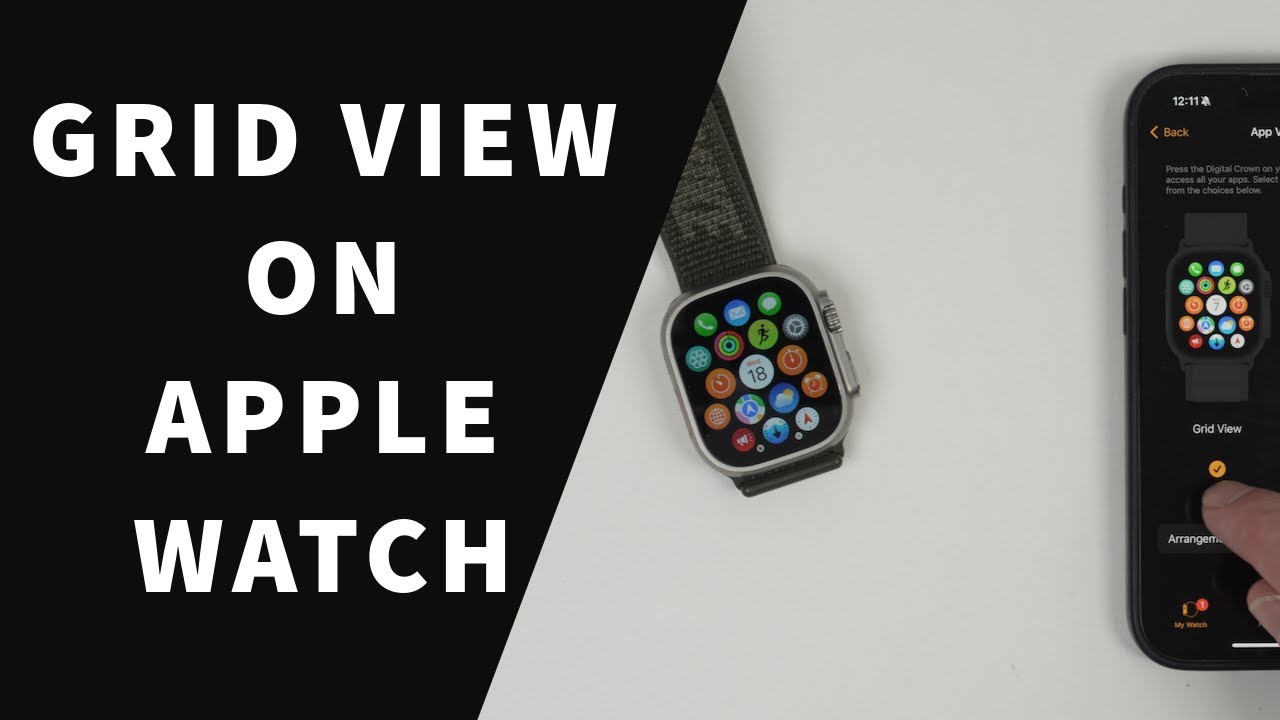 How To Show Apps in Grid View on Apple Watch - YouTube