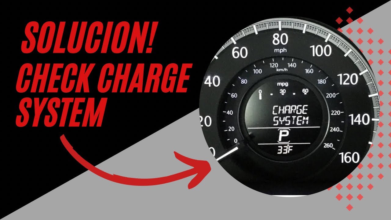 SOLUCION CHECK CHARGE SYSTEM | PROBLEMA EN EL SISTEMA DE CARGA - YouTube