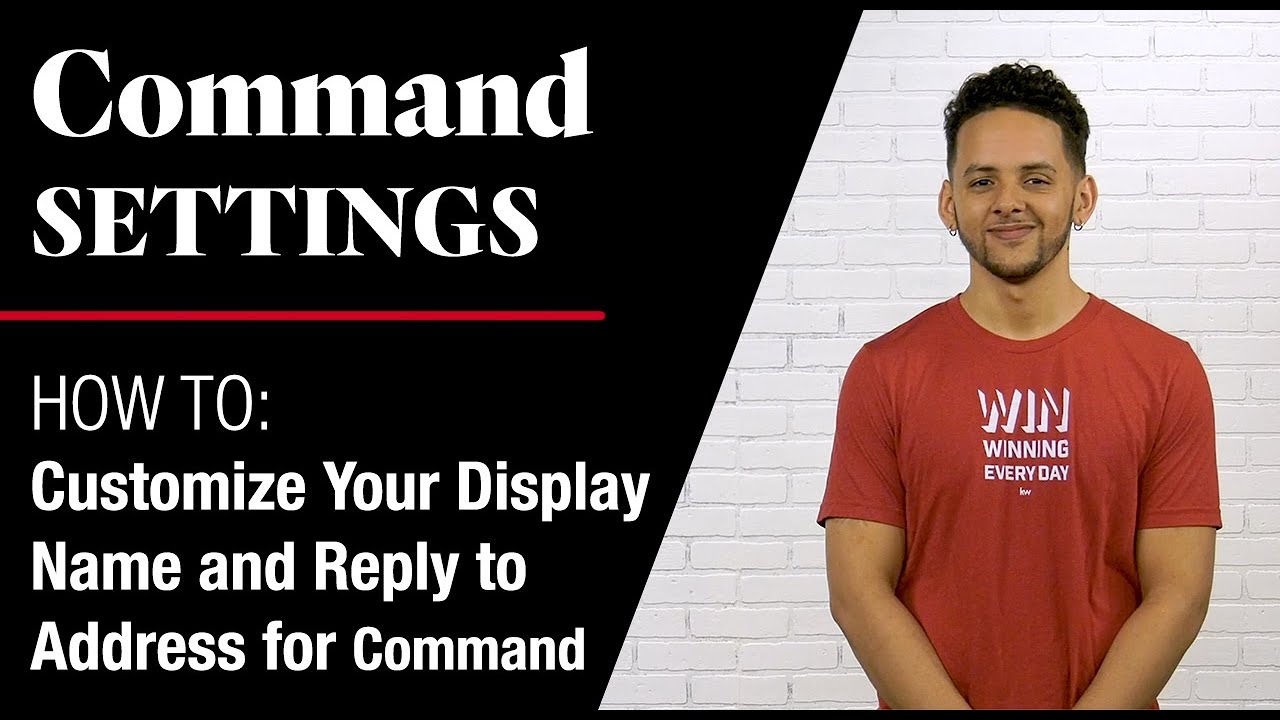 Command Settings - How To Customize Your Display Name and Reply to ...