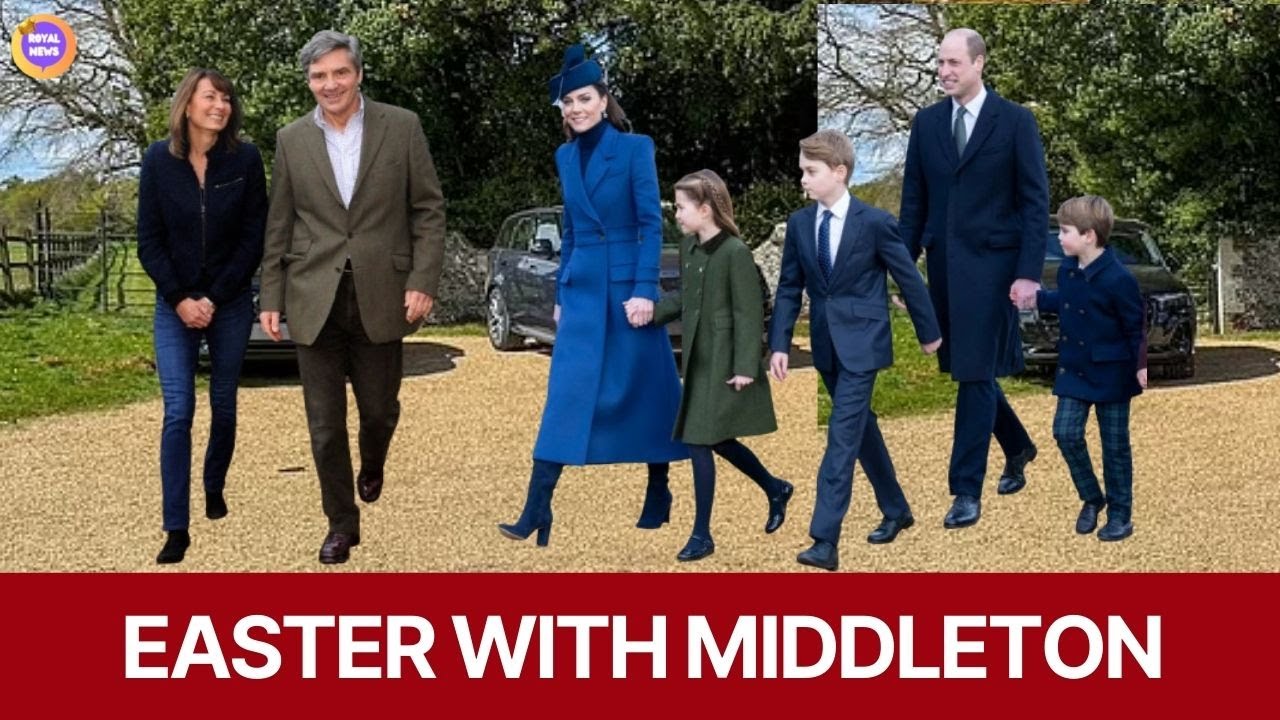 SPOTTED! William & Kate BREAK Royal Tradition With SECRET Easter Church ...