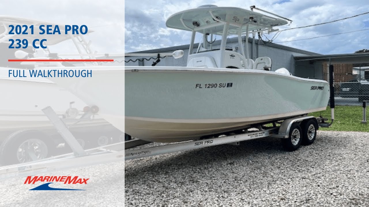 2021 Sea Pro 239 CC| MarineMax Cocoa - YouTube