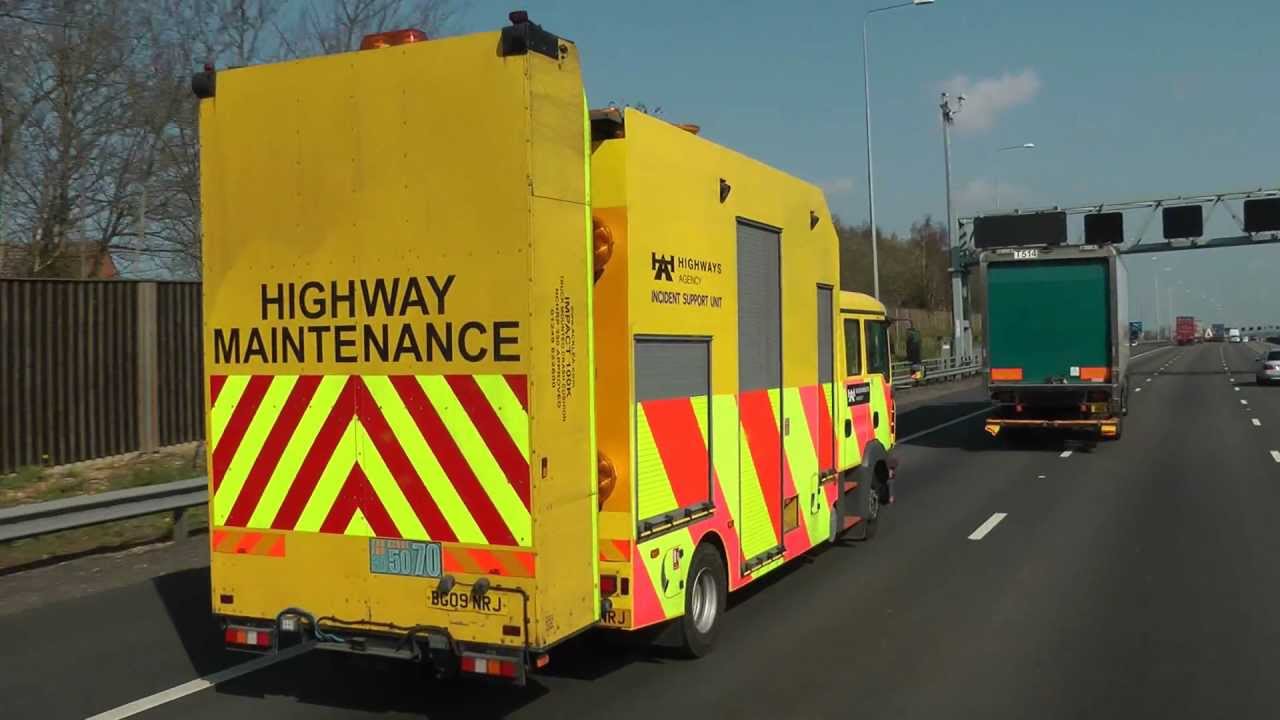 Highways Agency, Incident Support Unit BG09NRJ - YouTube