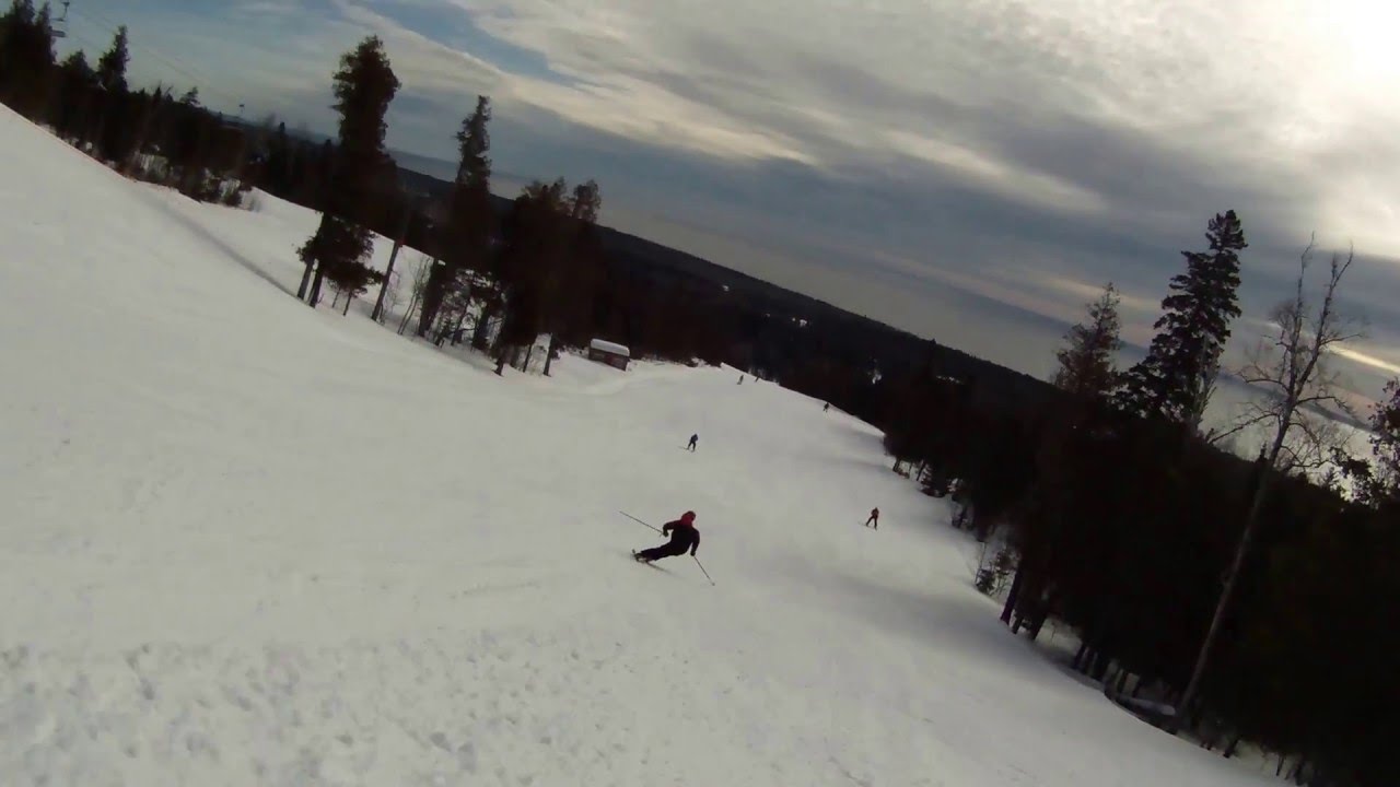 [Part 5] NightHawk skiing at Lutsen Mountains MN. - YouTube