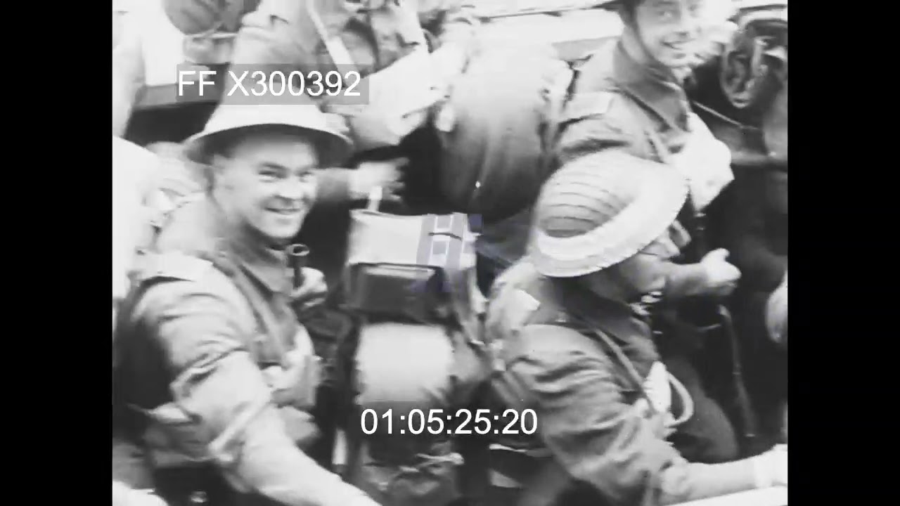 Allied troops preparing for D-Day - X300392 | Footage Farm Ltd - YouTube
