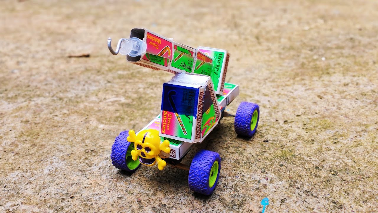 How to make Matchbox Kiran machine HomeDC motor Electric - YouTube