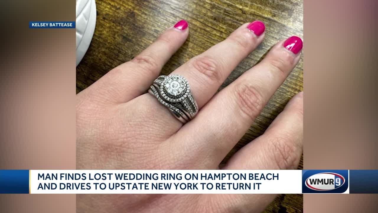 Man finds lost wedding ring on Hampton Beach and drives to upstate New ...