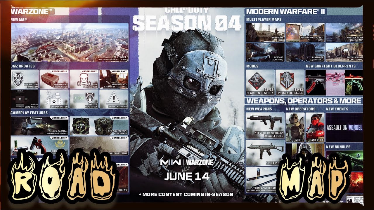 Warzone 2.0: Season 4 Road Map Call Of Duty Live Stream - YouTube