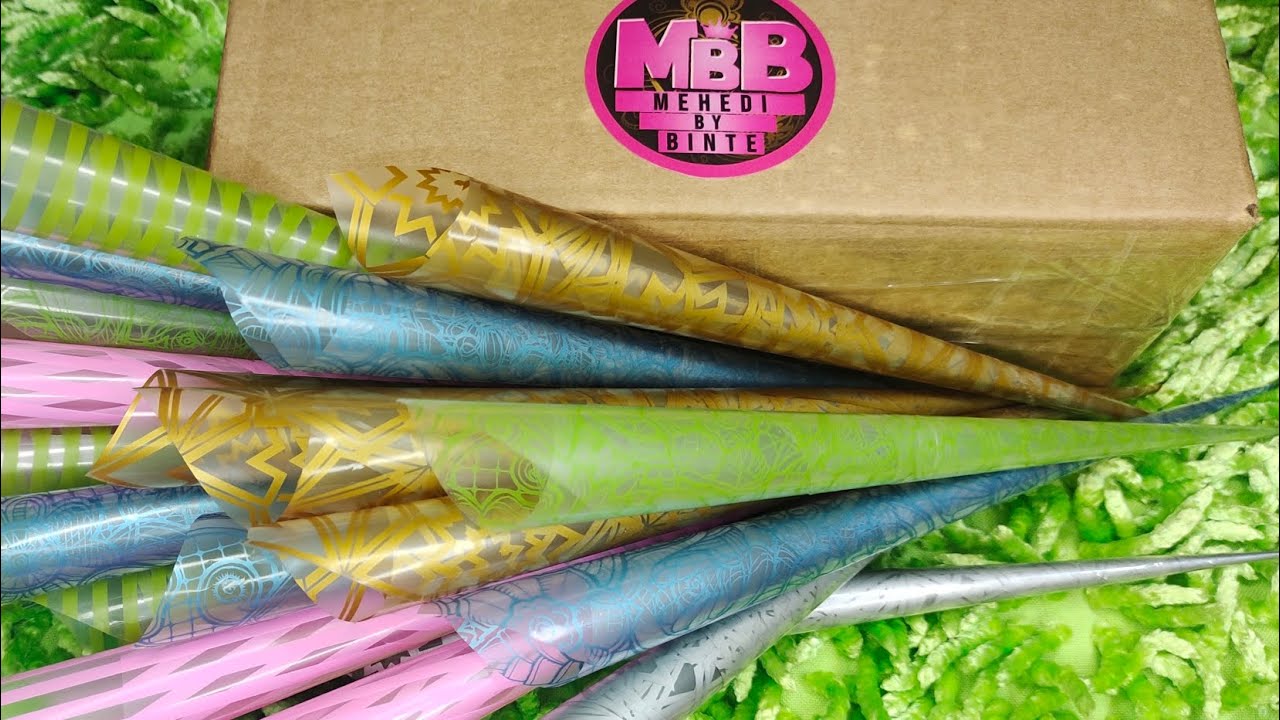 How to make pencil cone (Sharp tip cone)|| Organic henna cone 🌸🌸 - YouTube