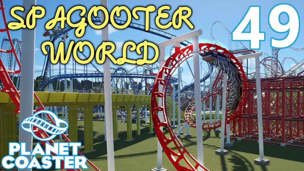 Planet Coaster SPAGOOTER WORLD - Part 49 - CORKSCREWS - YouTube