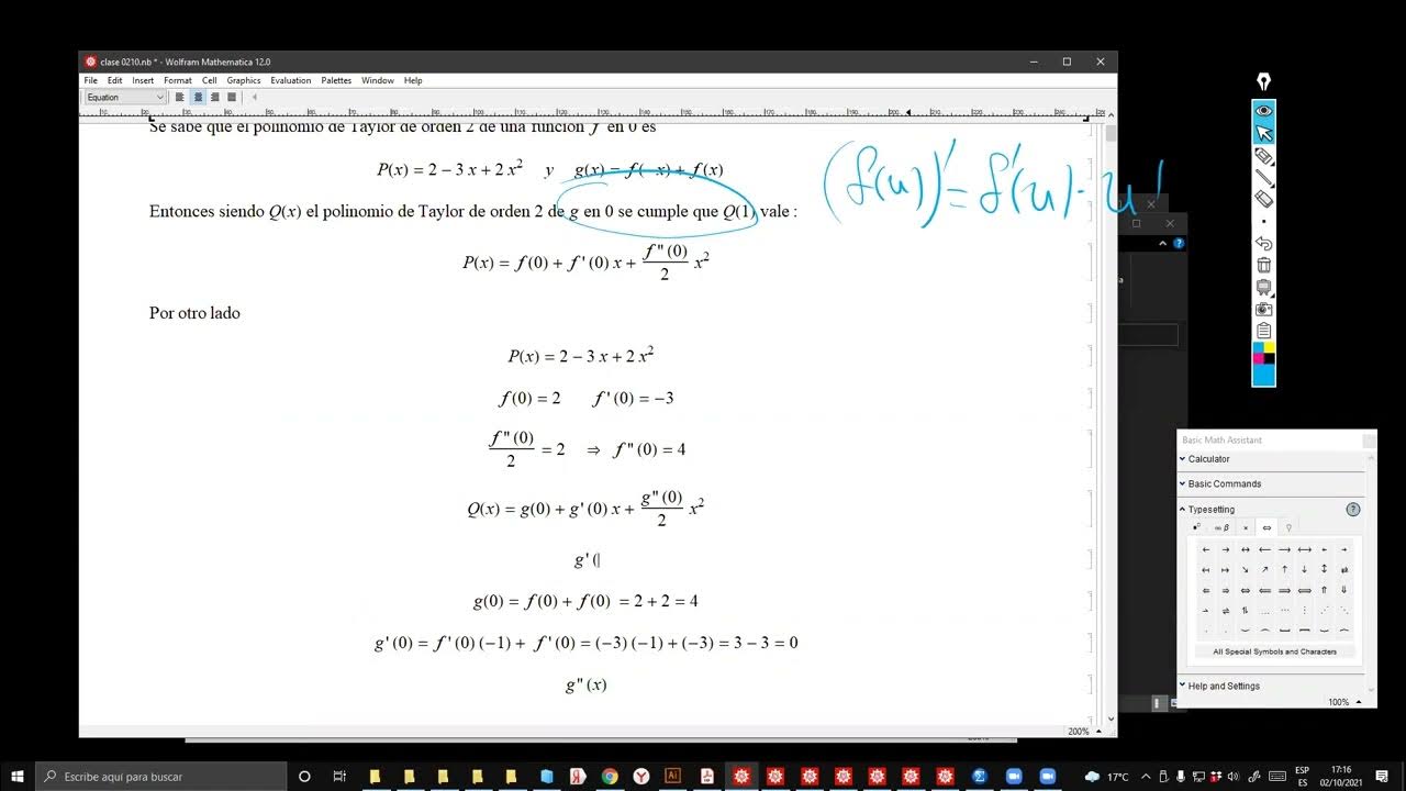 Cálculo 1B clase 02/10/2022 - YouTube