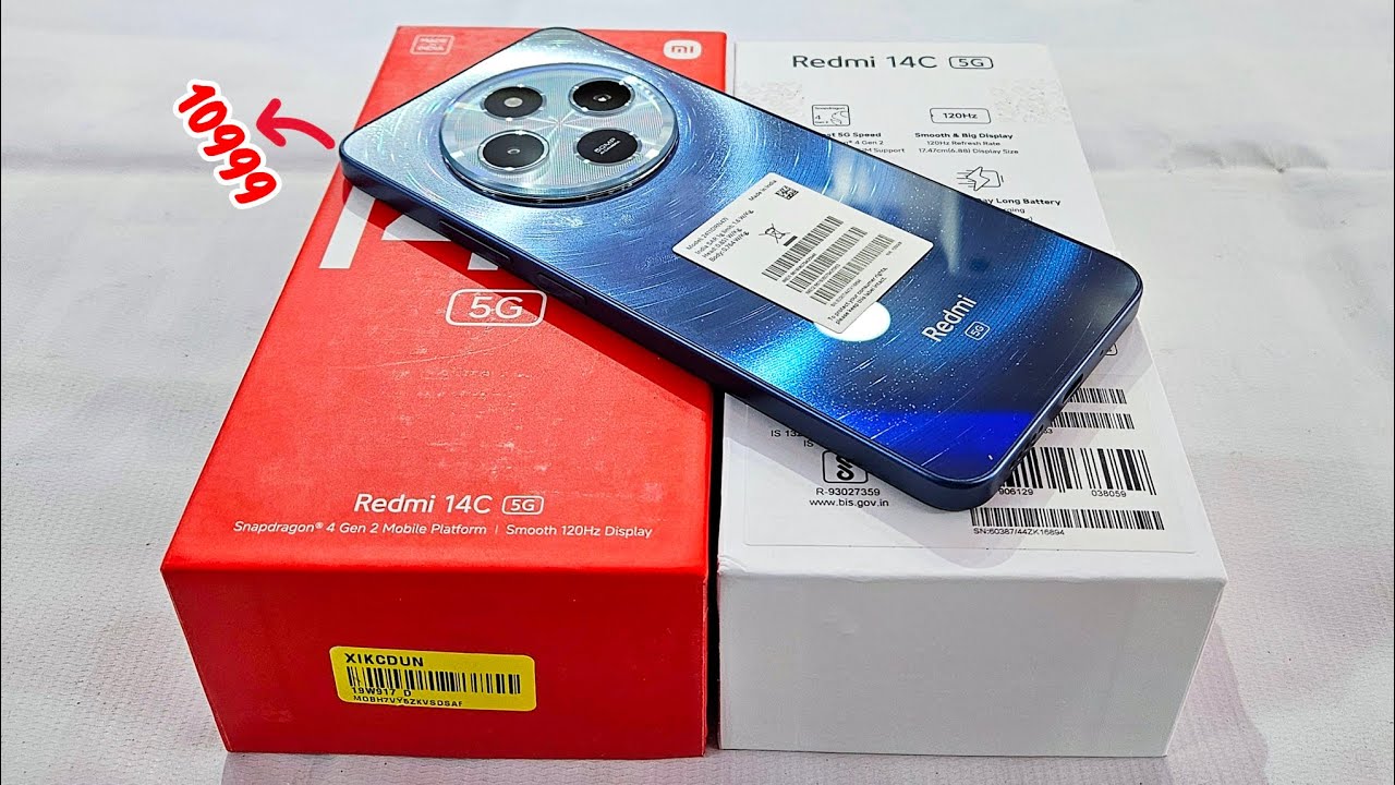Redmi 14C 5G 4/128 Unboxing and Price Details 📸 Camera Test Under 10999 ...
