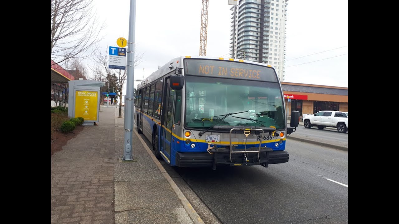 Translink CMBC: 2007 Nova Bus: LFS: 9686 - YouTube