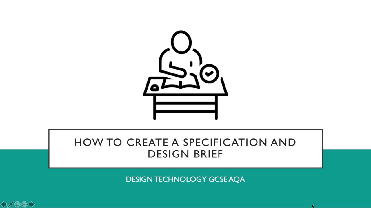 How To Create Your Specification And Design Brief - YouTube