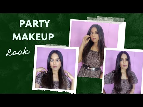 Party makeup look | step by step makeup tutorial| self makeup look ...