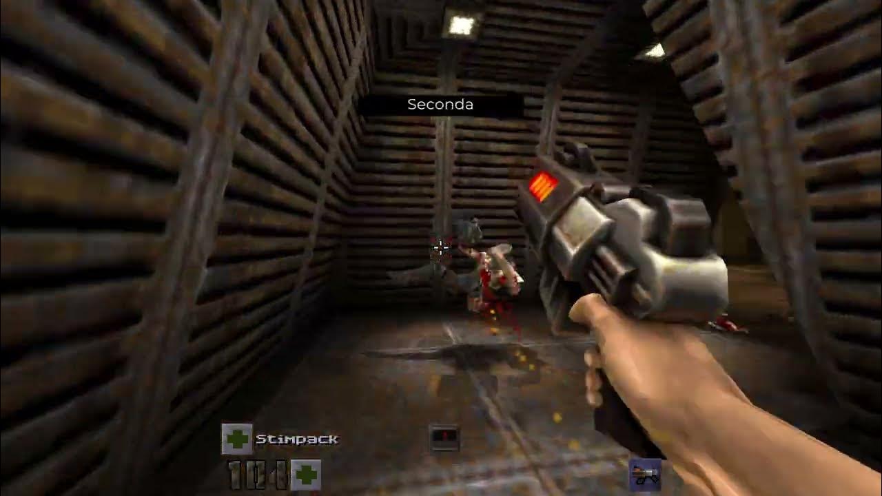 Quake 2 Enhanced Gameplay (Outer Base) - YouTube