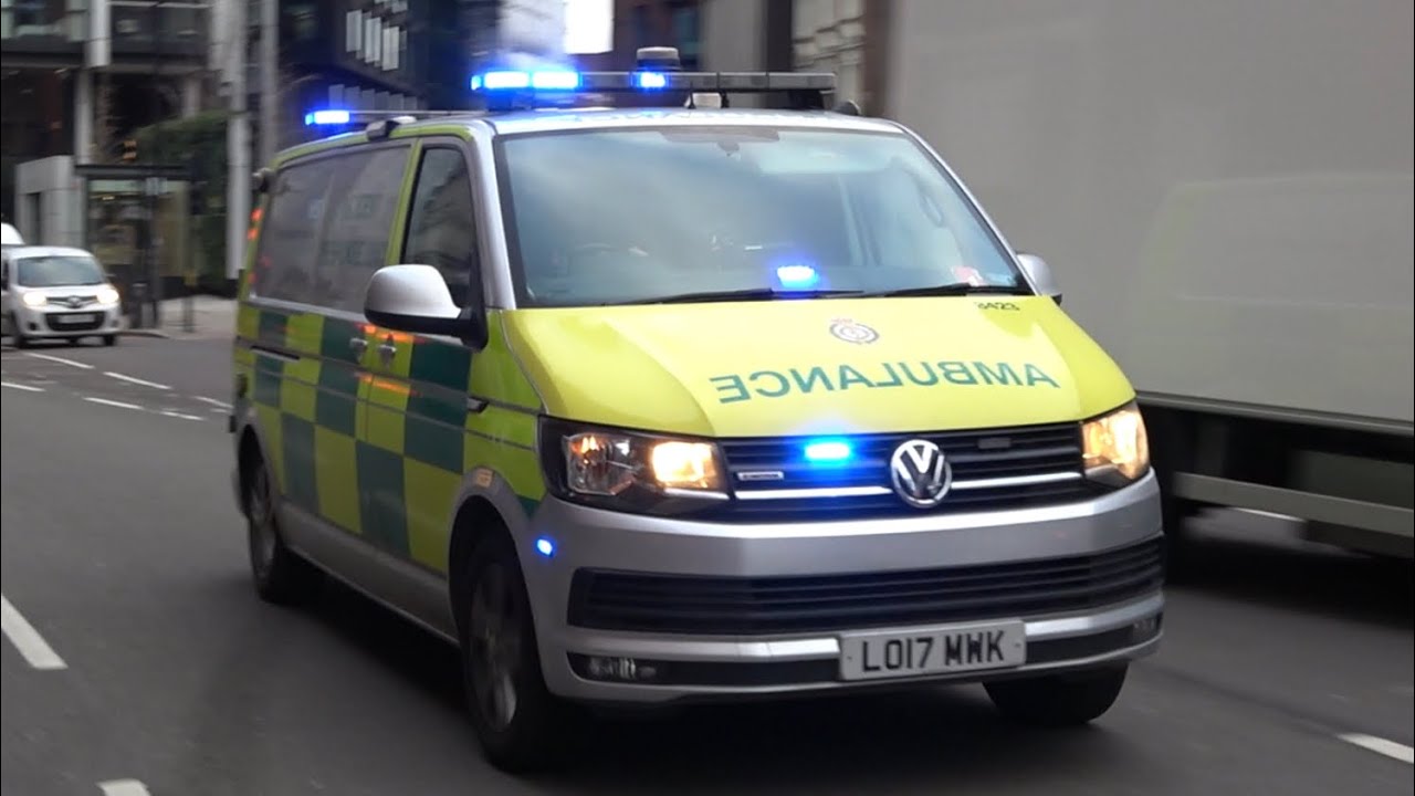LAS HART Volkswagen transporter responding towards Shoreditch - YouTube