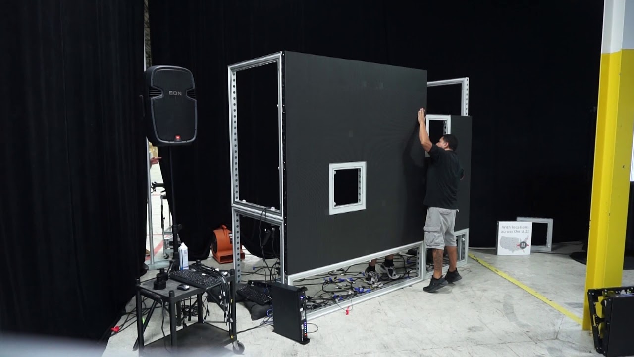 beMatrix LEDskin Time Lapse Build - YouTube