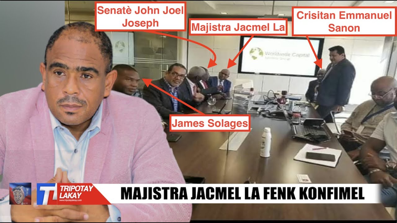 Majistra Jacmel la konfime se li ak senatè John Joel Joseph ki nan foto ...