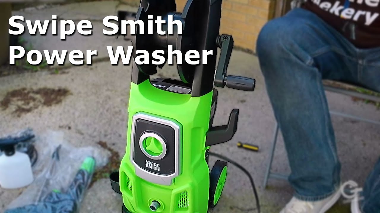 Pressure Washer from Swipe Smith: First Use - YouTube