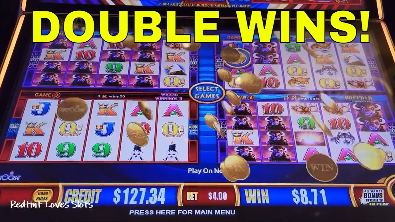 BUFFALO DOUBLES! - Redtint Loves Slots - YouTube