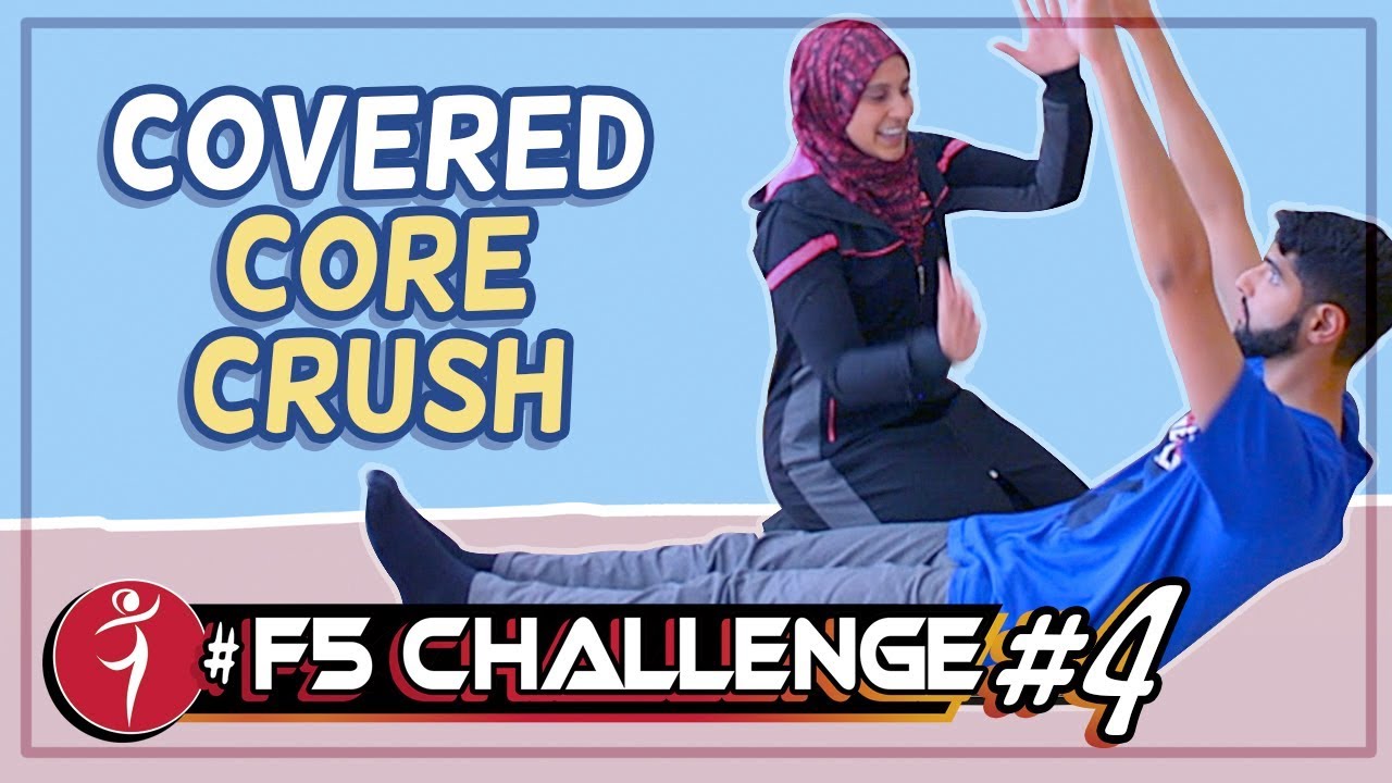 Covered-Up Core Crush // Workout #4 // 5-min Fitness Challenge - YouTube