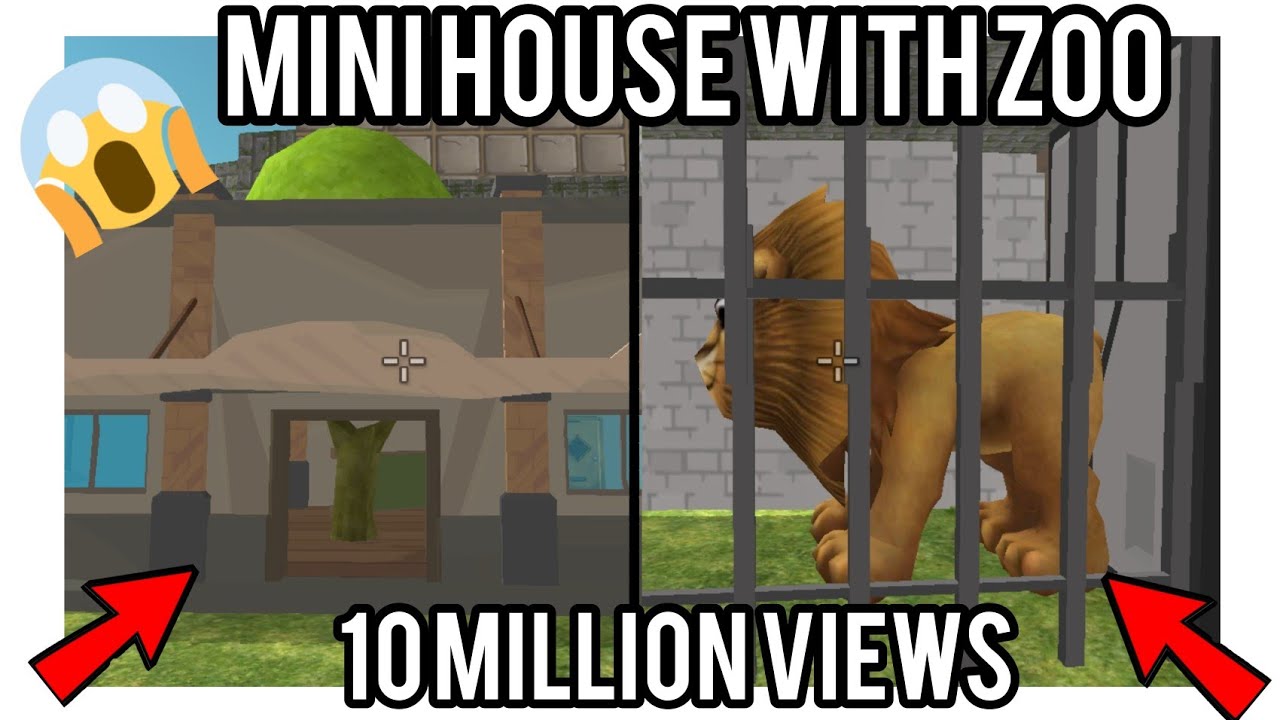 😱 MINI HOUSE WITH ZOO IN CHICKEN GUN 🤯👑👍 - YouTube