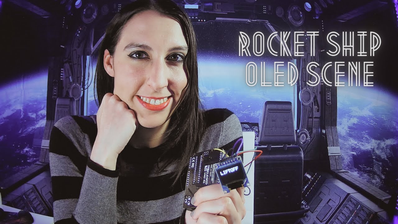 Create a Pixelated Rocket Ship Scene on an OLED Display! - YouTube