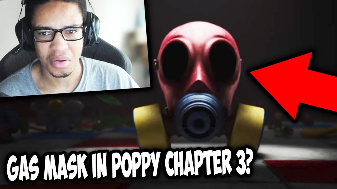 Poppy Playtime Chapter 3 Teaser Trailer Reaction Gas Mask In