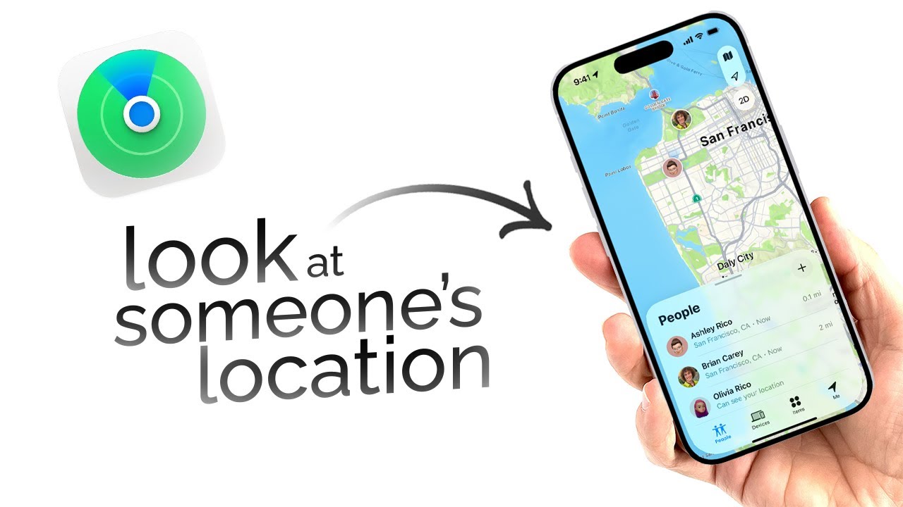 How to Look at Someone's Location on iPhone (tutorial) - YouTube