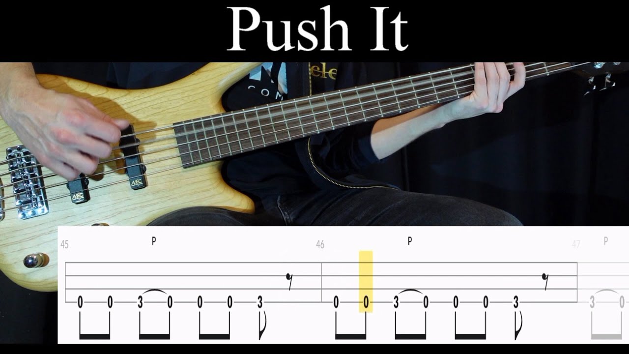 Push It (Static-X) - Bass Cover (With Tabs) by Leo Düzey - YouTube