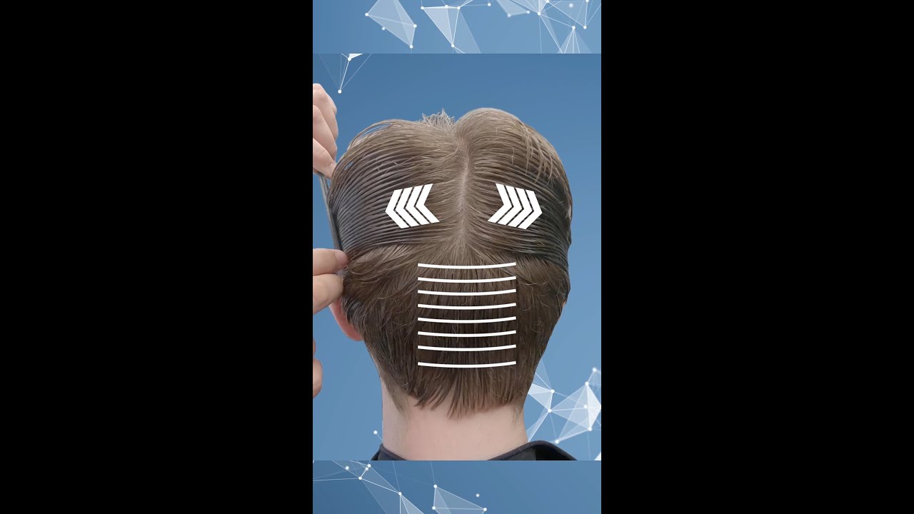 How to Scissor Cut Men’s Hair - YouTube