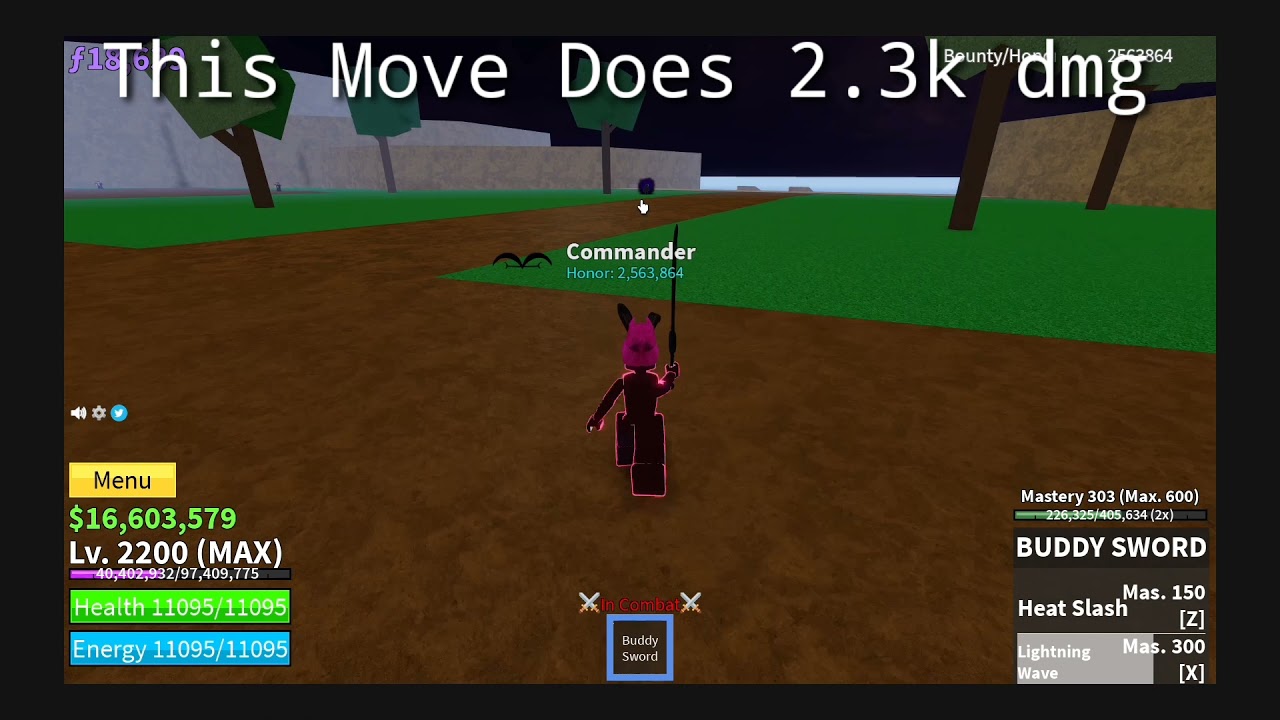 Blox Fruits Buddy Sword Showcase Youtube