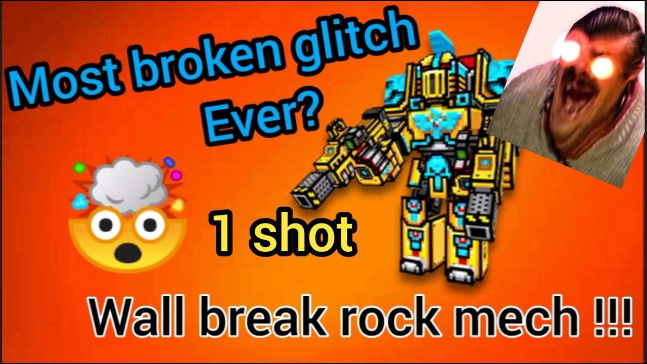 The most broken glitch in pixel gun 3d!! Super punch ROCKET MECH - YouTube